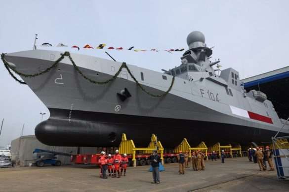 Fincantieri تطلق كورفيت قطري من فئة الزبارة Al Zubarah-class